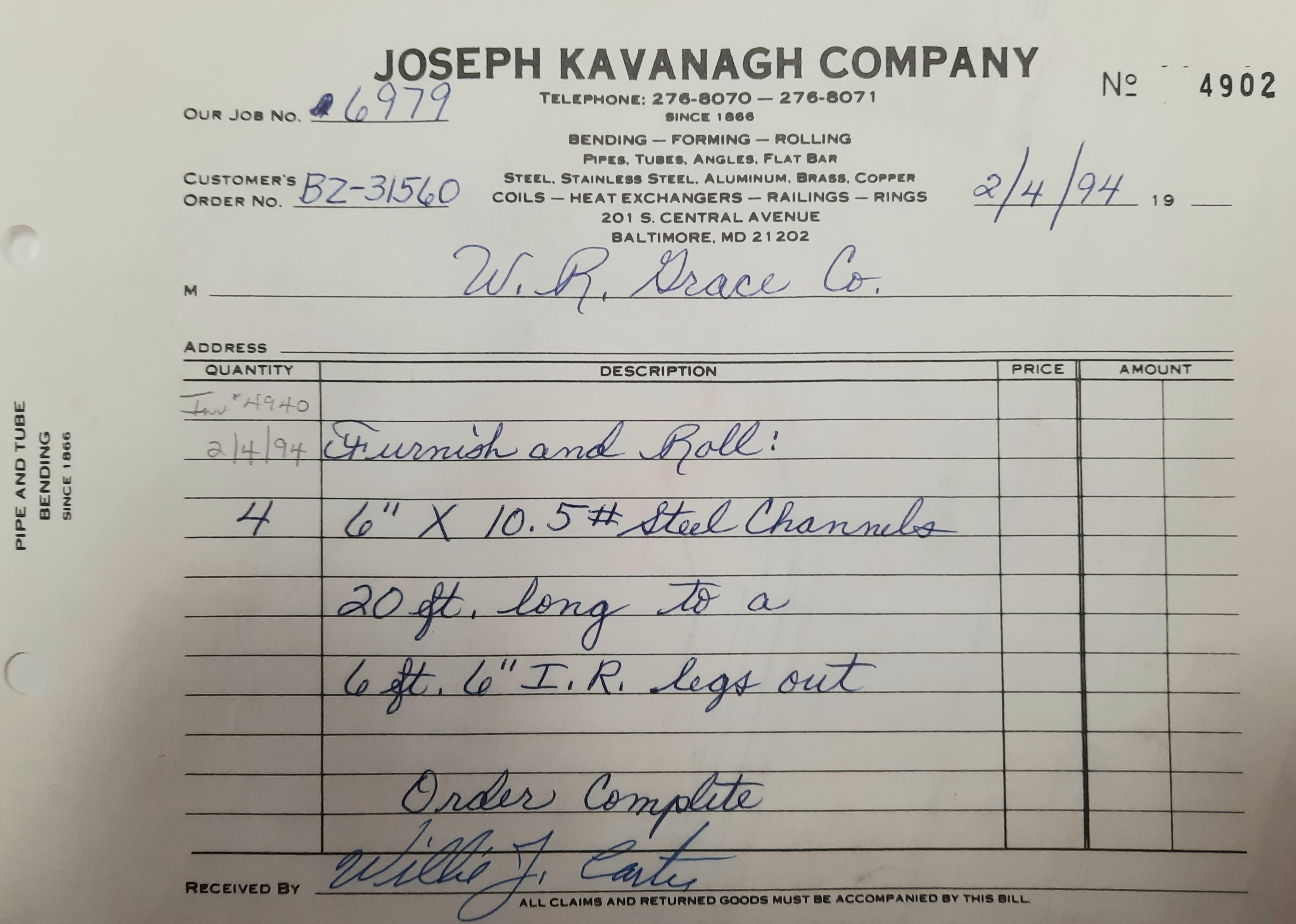 The Shop – A History of the Joseph Kavanagh Company – Page 2